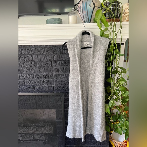 Lou & Grey | Sweaters | Lou Grey Gray Cardigan Sweater | Poshmark